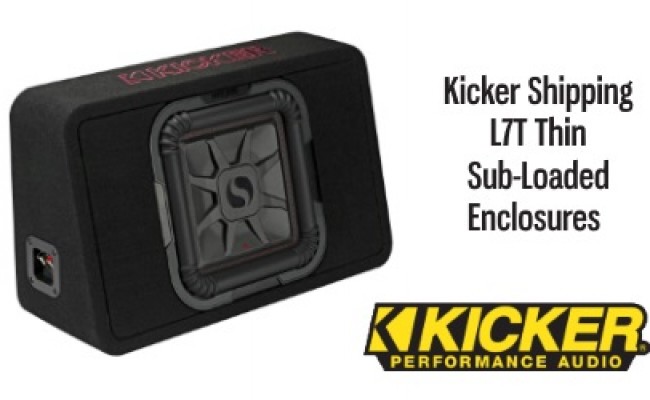 KICKER L7T Thin Sub-Loaded Enclosures Available and Shipping to Dealers ...